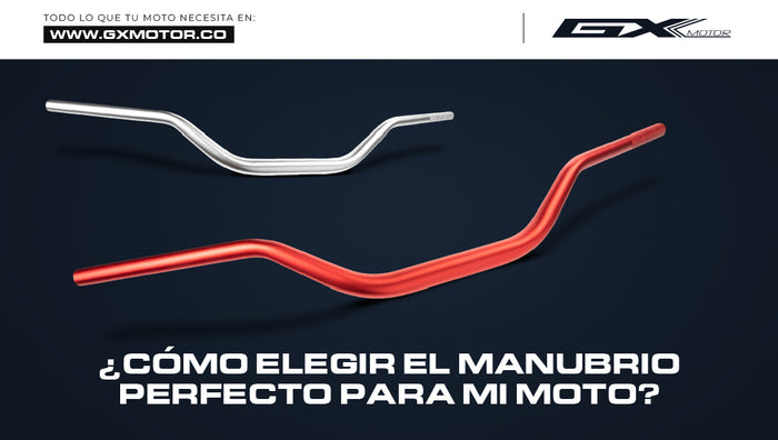 ¿Cómo elegir el manubrio perfecto para mi moto?