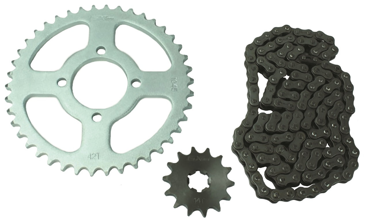 Kit de arrastre AX 100 428HX120/42T/14T GX Motor