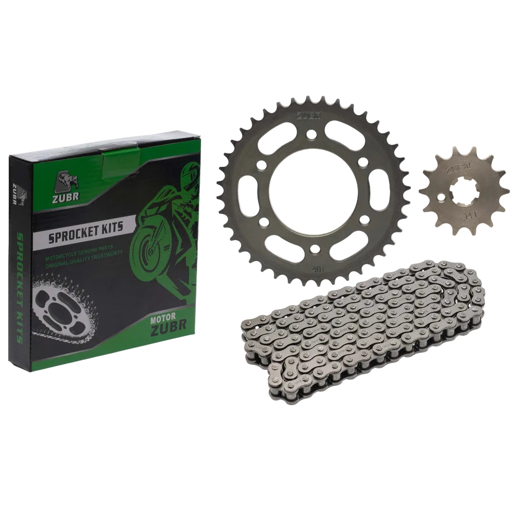 Kit de arrastre 428HX132L/40T/14T Para FZ16 Zubr