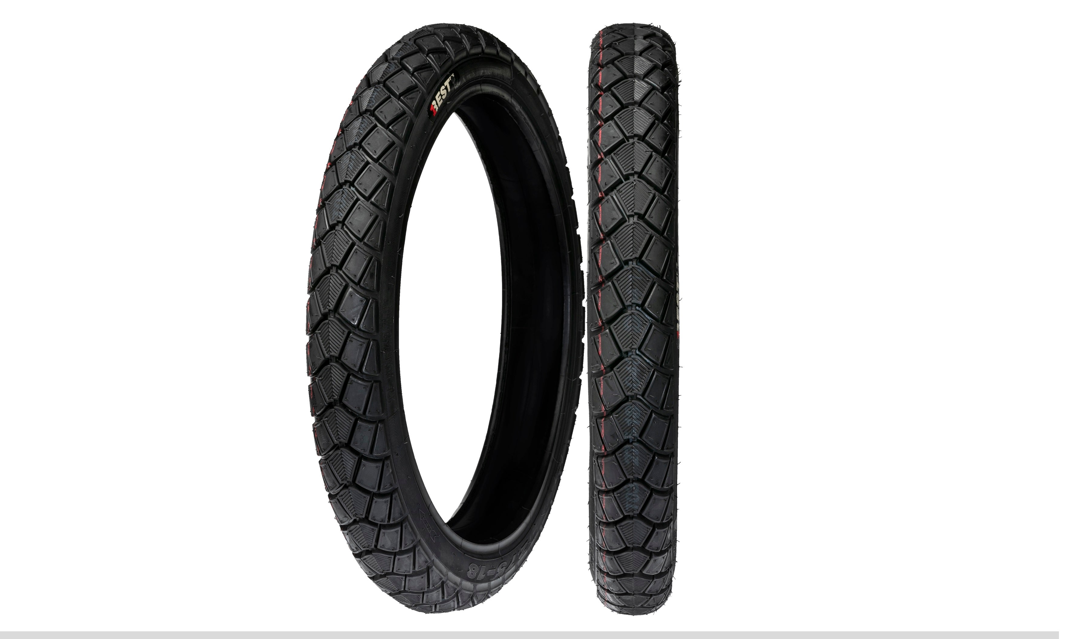 Llanta Moto 2.75/18 Best Tire Doble Propósito.